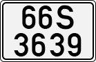 66S-3639, Toyota Camry (Đồng Tháp Province) License plate of Vietnam