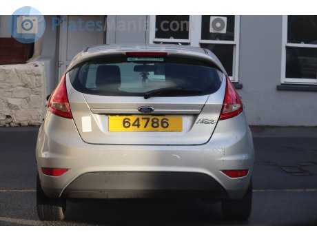 64786, Ford Fiesta , License plate of Guernsey