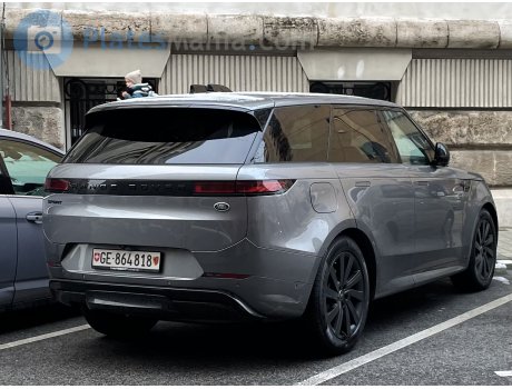 GE 864818, Land Rover Range Rover Sport (Geneva) License plate of ...