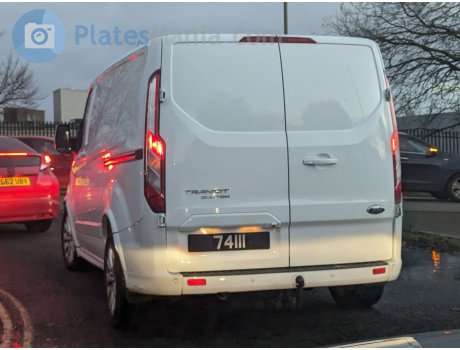 74111, Ford Transit Custom , License plate of Guernsey