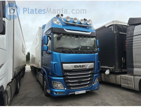 9862|‎أ|‎35, DAF XF (Chtouka Aït Baha Province) License plate of Morocco