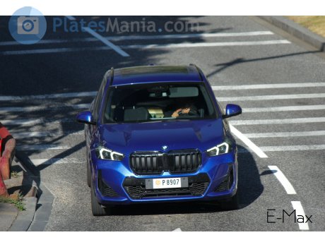 P 8907, BMW X1 , License plate of Andorra