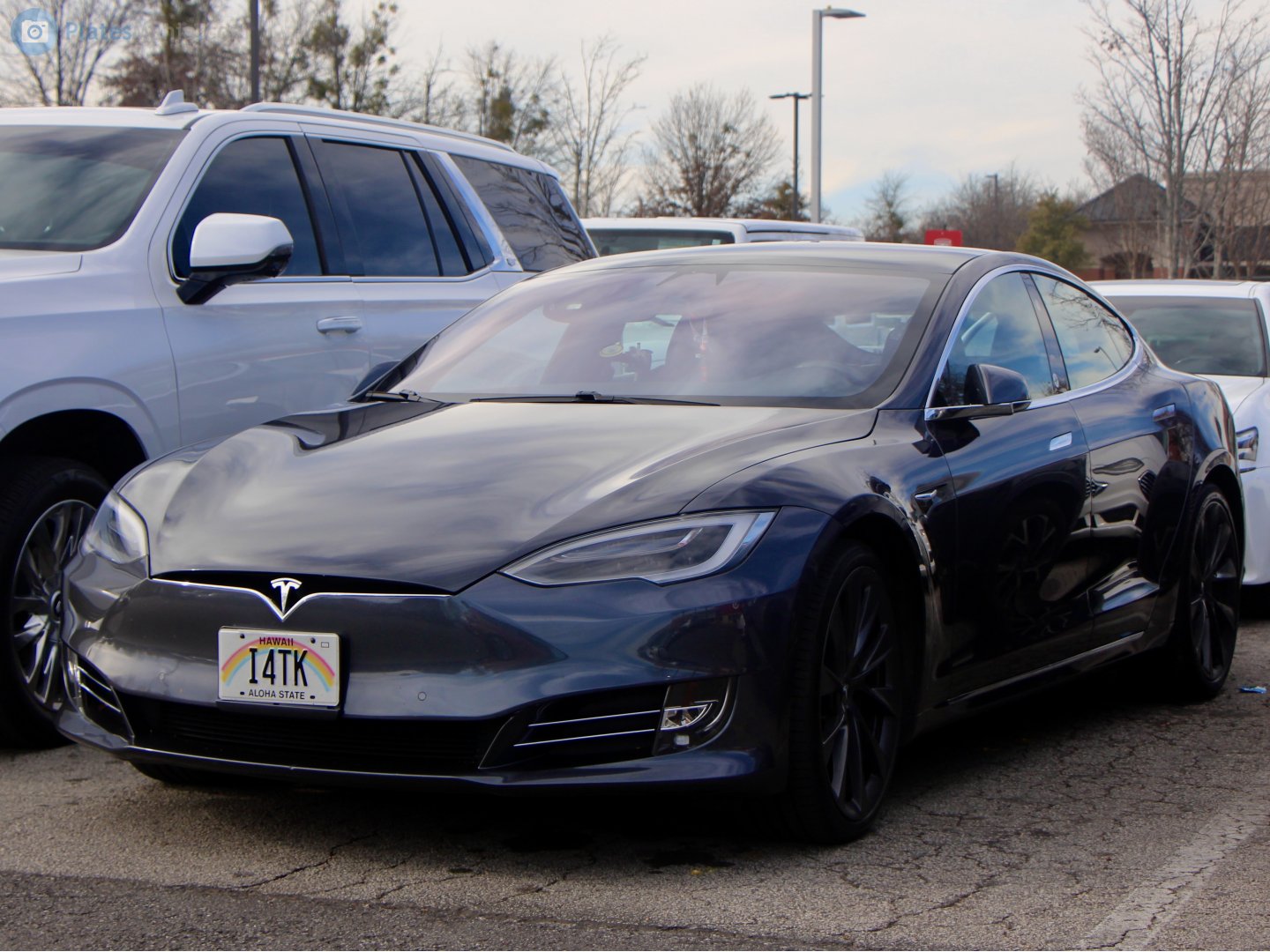 "I4TK" photos Tesla Model S. USA