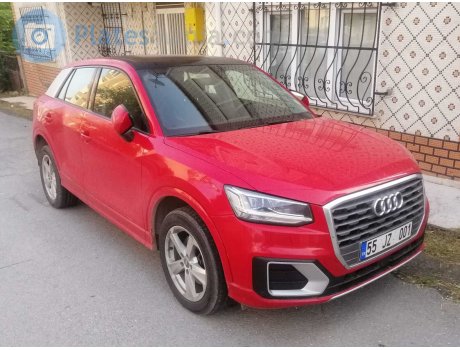 55 JZ 001, Audi Q2 (Samsun) License plate of Turkey
