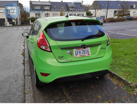 GFH 2816, Ford Fiesta (Ohio) License plate of the USA