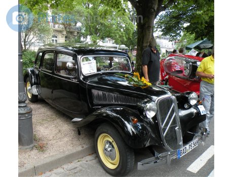 BAD PS 56H, Citroёn Traction Avant (Baden-Baden City) German license plate