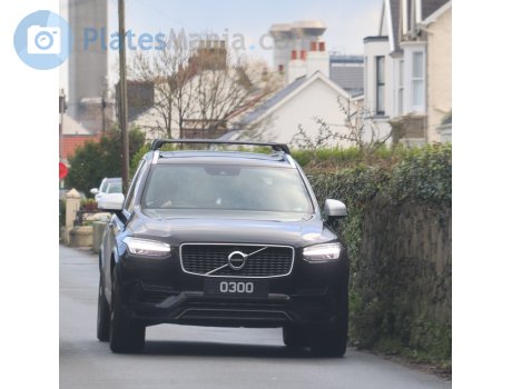 0300, Volvo XC90 , License plate of Guernsey