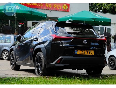 FL22 VVU, Lexus UX (Nottingham) License plate of the United Kingdom