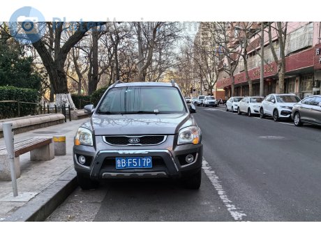 鲁B·F517P, KIA Sportage (Qingdao City) License plate of China