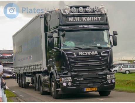52-BHT-8, Scania R-series , License plate of the Netherlands