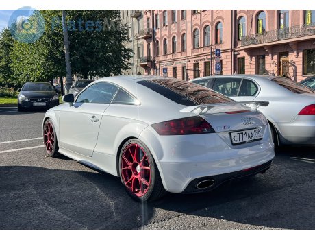 с771аа198, Audi TT RS (St. Petersburg City) License plate Russia