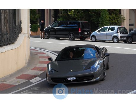 License plates of Monaco