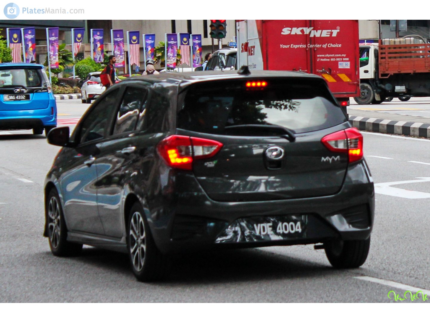 "VDE 4004" photos Perodua Myvi. Malaysia