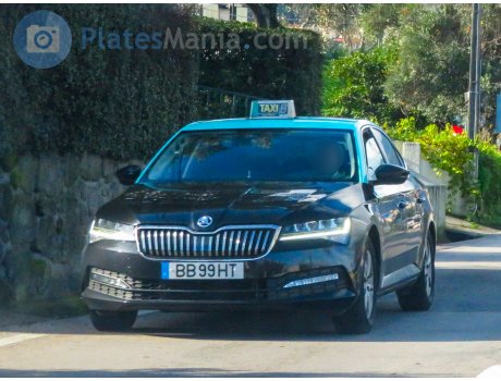 BB 99 HT, Skoda Superb , License plate of Portugal