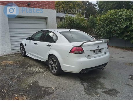 EJT140, Holden Commodore , License plate of New Zealand