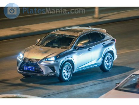 京N·PM218, Lexus NX (Urban area and suburbs) License plate of China