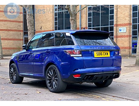 SD16 CKW, Land Rover Range Rover Sport (Glasgow) License plate of the ...