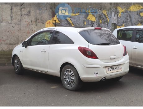 т096кк07, Opel Corsa (Kabardino-Balkarian Republic) License plate Russia