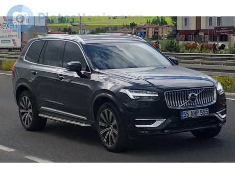 55 AHP 555, Volvo XC90 (Samsun) License plate of Turkey