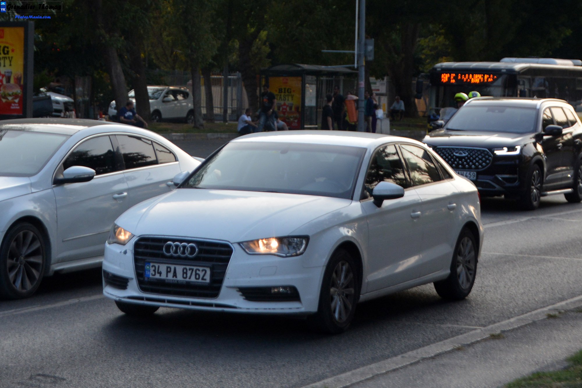 "34 PA 8762" photos Audi A3. Turkey