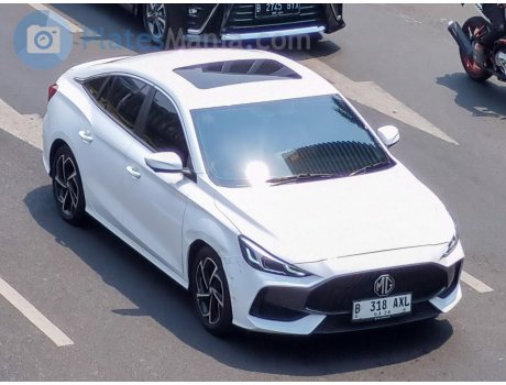 B 318 AXL, MG 5 (Jakarta, Banten (Tangerang), West Java (Bekasi, Depok ...