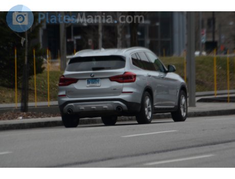 BK-06571, BMW X3 (Connecticut) License plate of the USA