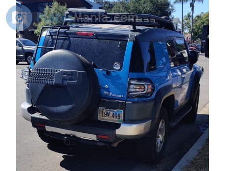 19W 409, Toyota FJ Cruiser (South Dakota / Clay) License plate of the USA