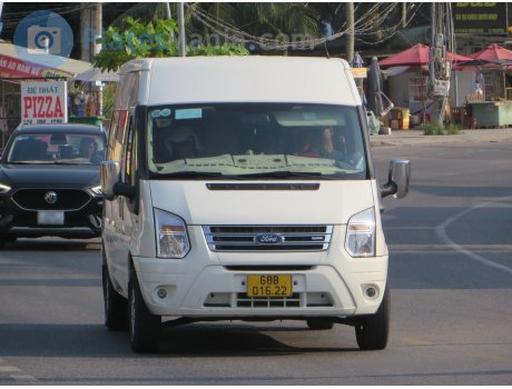 68B-016.22, Ford Transit (Kiên Giang Province) License plate of Vietnam