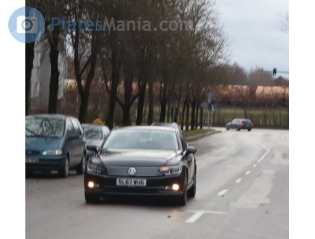 SL67 WUG, Volkswagen Passat (Edinburgh) License plate of the United Kingdom