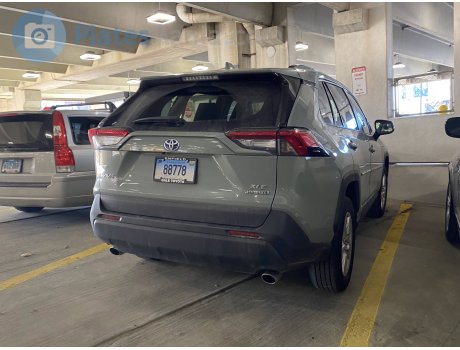 88778, Toyota RAV4 (Connecticut) License plate of the USA