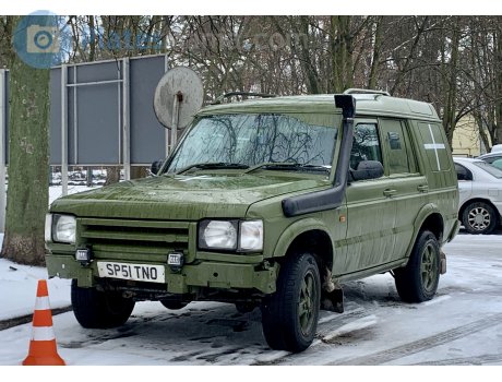 SP51 TNO, Land Rover Discovery (Dundee) License plate of the United Kingdom