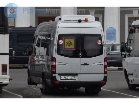 н767на77, Mercedes-Benz Sprinter (Moscow City) License plate Russia