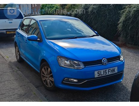 SL15 FHK, Volkswagen Polo (Edinburgh) License plate of the United Kingdom