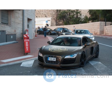 1595 GWT, Audi R8 , License plates of Spain