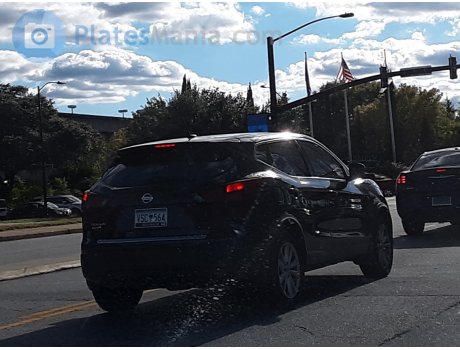 VSC 564, Nissan Rogue Sport (South Carolina) License plate of the USA
