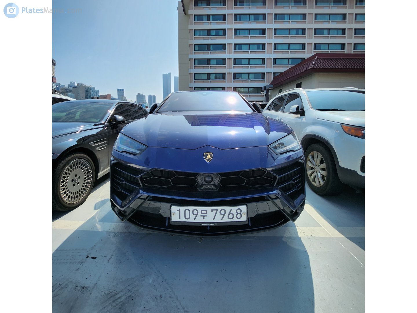 "109무 7968" photos Lamborghini Urus. South Korea