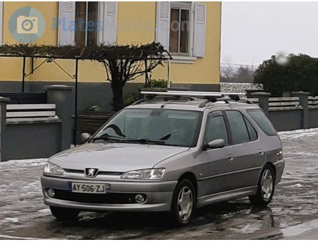 AY-506-ZJ, Peugeot 306 (Meurthe-et-Moselle) French license plate