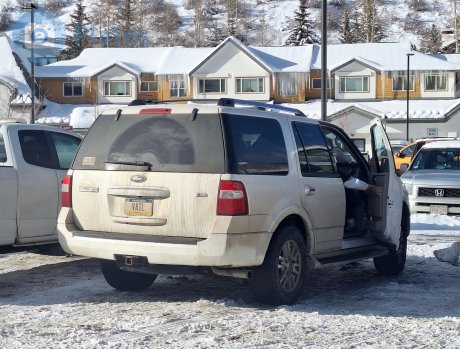 VAIL, Ford Expedition (Pennsylvania) License plate of the USA