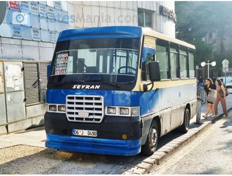 06 J 0490, Otokar M2000 (Ankara) License plate of Turkey