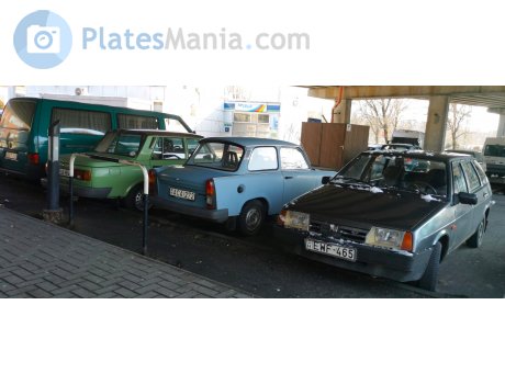 EWF-465, Lada (VAZ) 2109 , license plates of Hungary