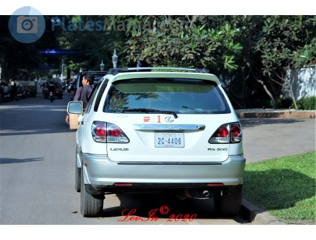2C-4406, Lexus RX (Siem Reap province) License plate of Cambodia