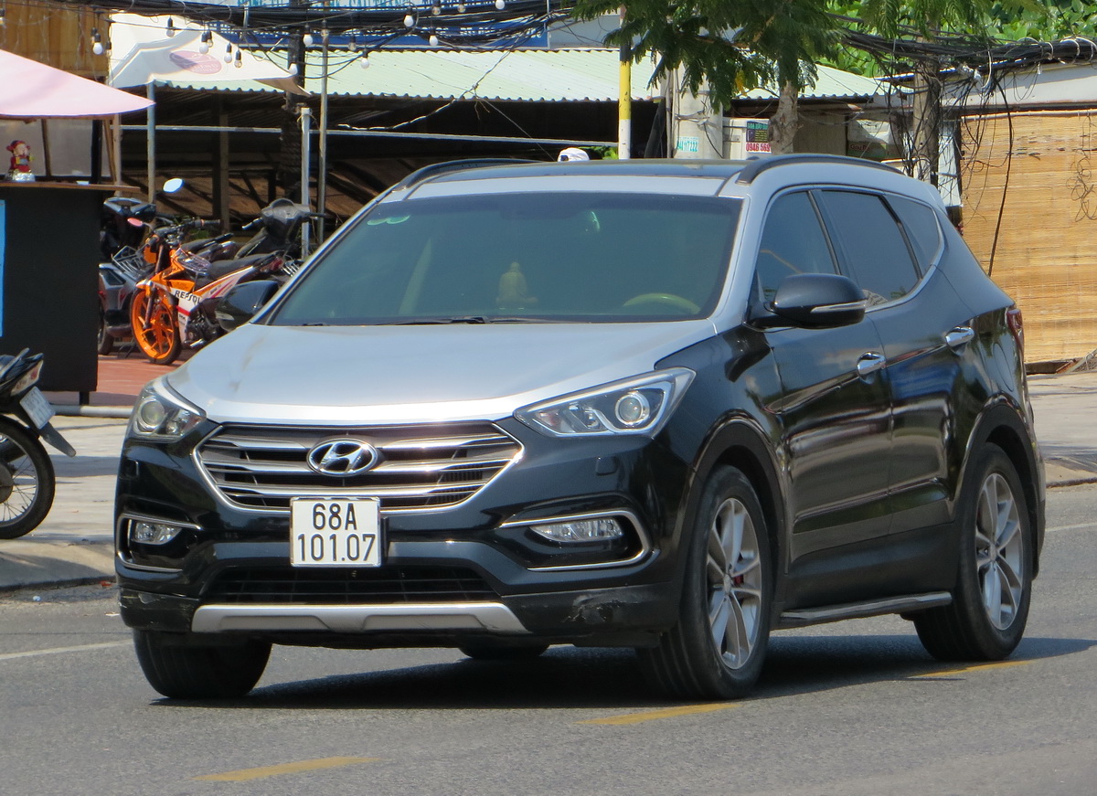 "68A-101.07" photos Hyundai Santa Fe. Vietnam