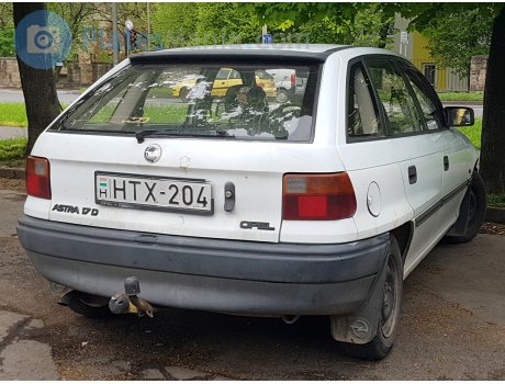 HTX-204, Opel Astra , license plates of Hungary