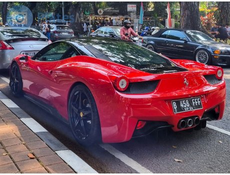 B 458 FFF, Ferrari 458 (Jakarta, Banten (Tangerang), West Java (Bekasi ...