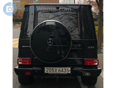 License plates of South Korea