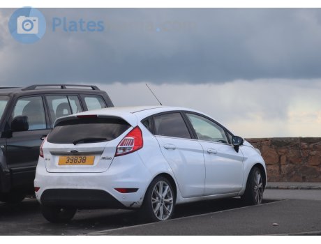 39838, Ford Fiesta , License plate of Guernsey