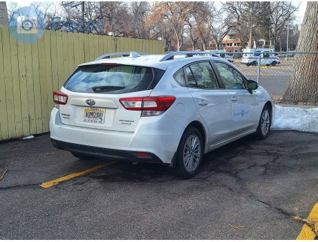 AUMGURU, Subaru Impreza (Colorado) License plate of the USA
