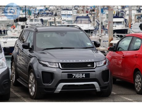 71684, Land Rover Range Rover Evoque , License plate of Guernsey