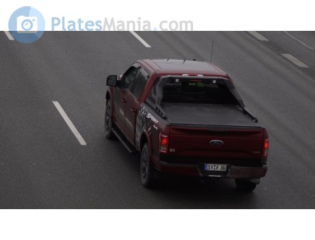 SY F 30, Ford Ranger (Diepholz District (Syke)) German license plate