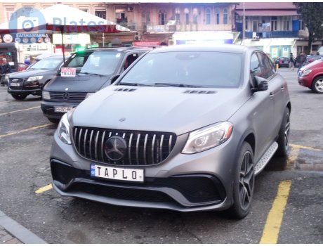 TAPL0, Mercedes-Benz GLE-Klasse , License plate of Georgia